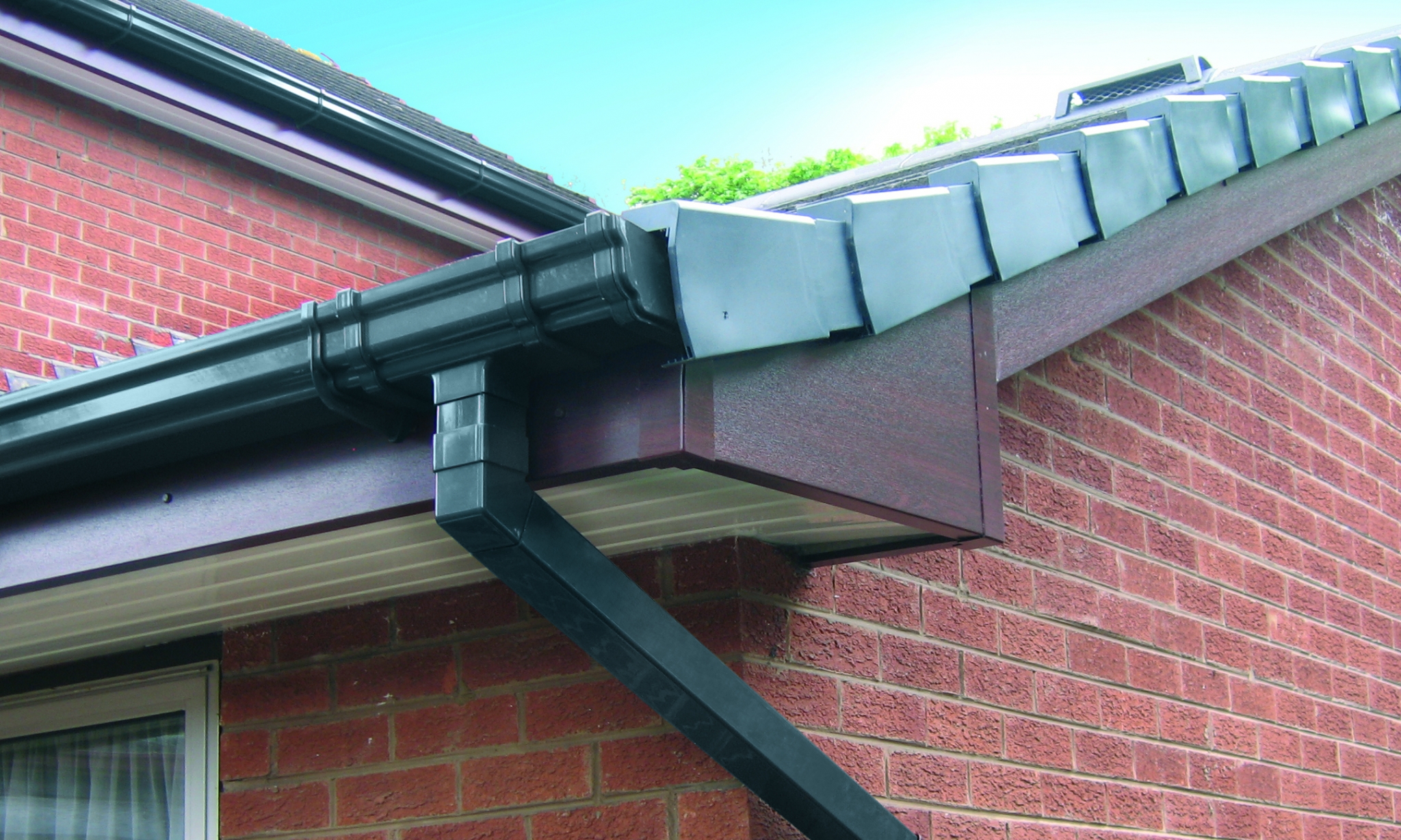 Anthracite Grey uPVC Guttering Enquire Now - Plastix Plus Discount DIY ...