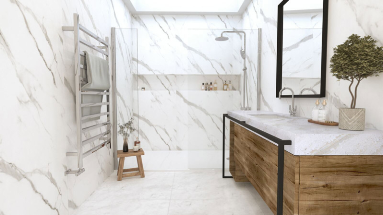 1m Blanco Zest Shower Panel | Interior Wall Panels - PlastixPlus